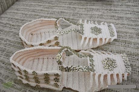 TIĞ İŞLERİ ÖRGÜLER: ÖRME PATİK ÇETİK MODELİ