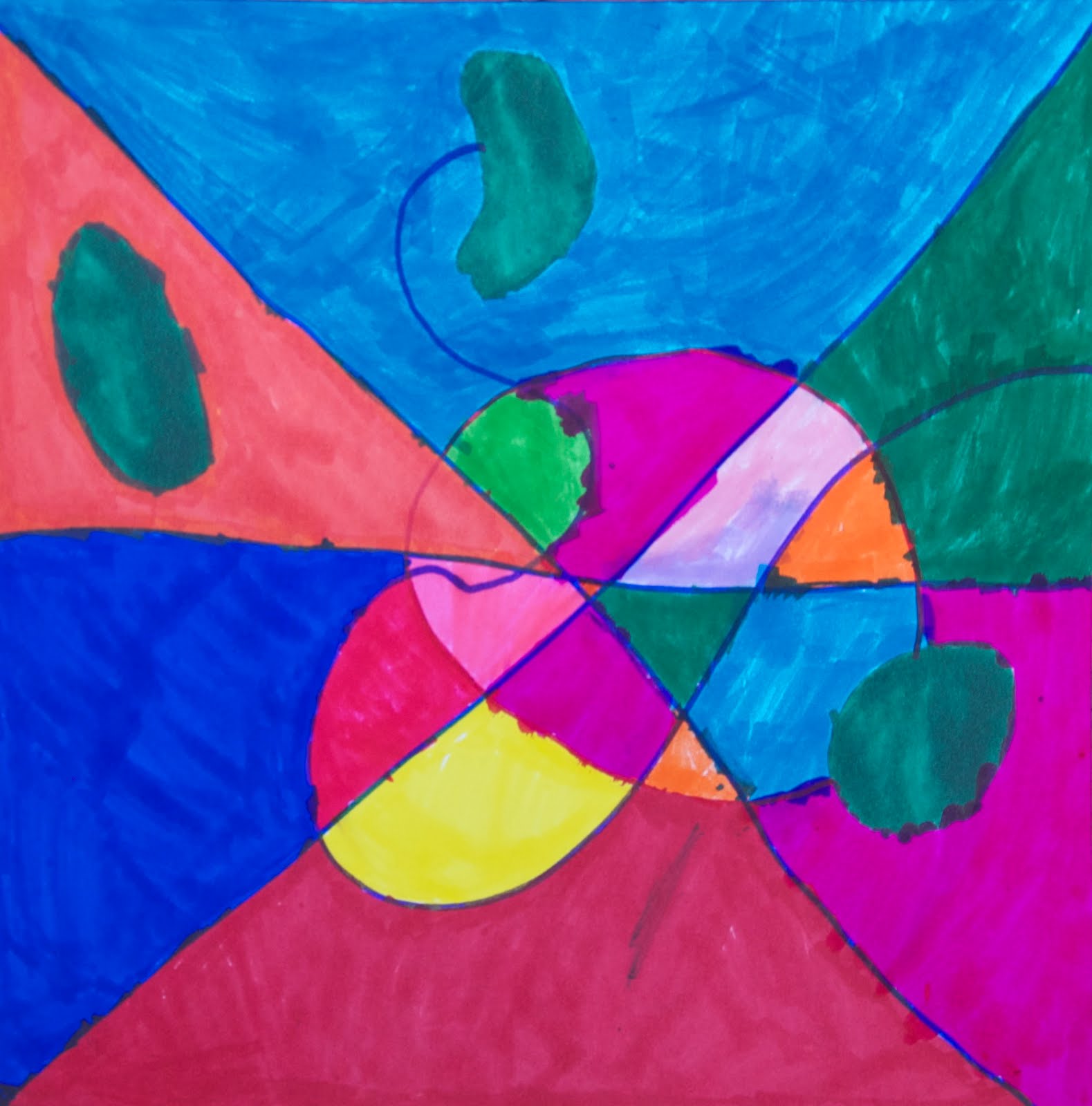 Afternoon Art Classes for Kids: Introduction to Drawing using Abstract Art