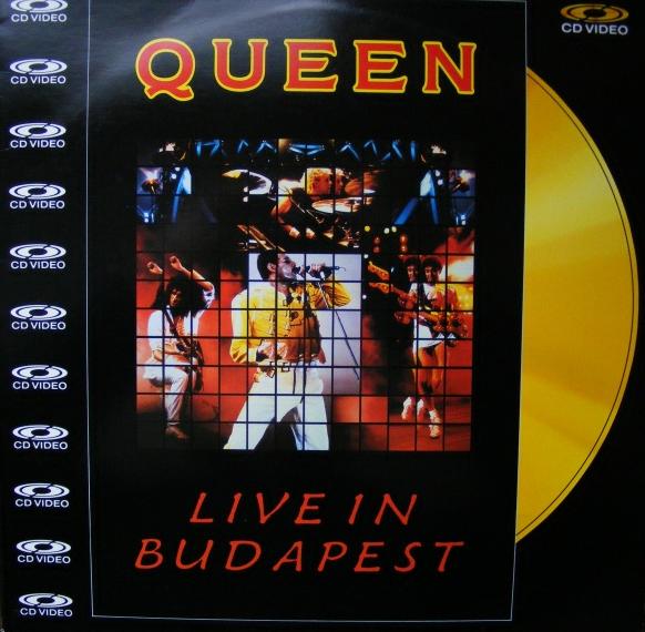 Laserdisc Music Collection: Queen - LIVE IN BUDAPEST - Laserdisc U.K ...