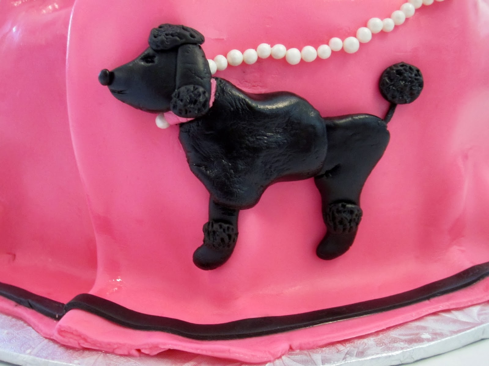 Cakes...Or Something Like That: 50's Poodle Skirt Cake | 60th Birthday Cake