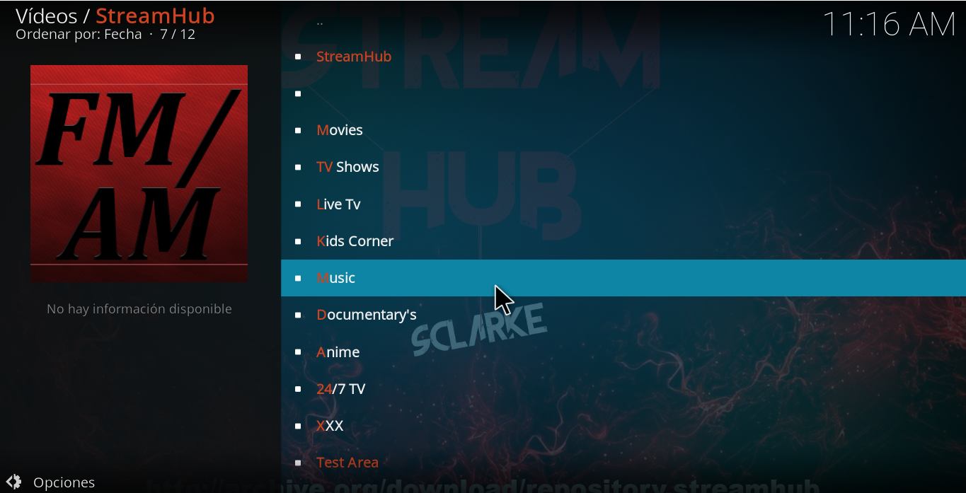 StreamHub: Addon kodi con Canales internacionales, anime, adultos y mas
