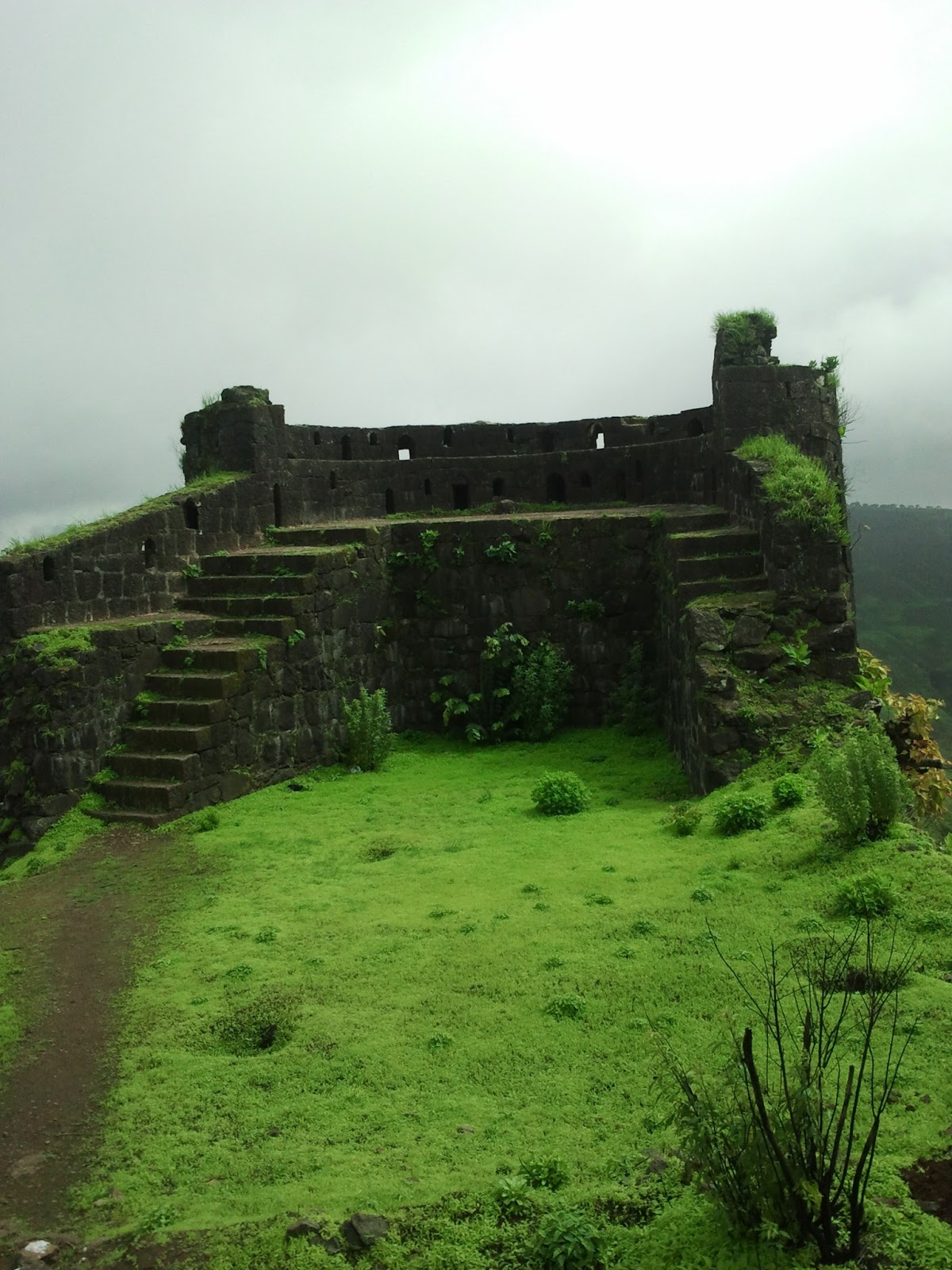 Amol's Blog....: Rohida Fort - Kenjal Gad & फसलेला Raireshwar