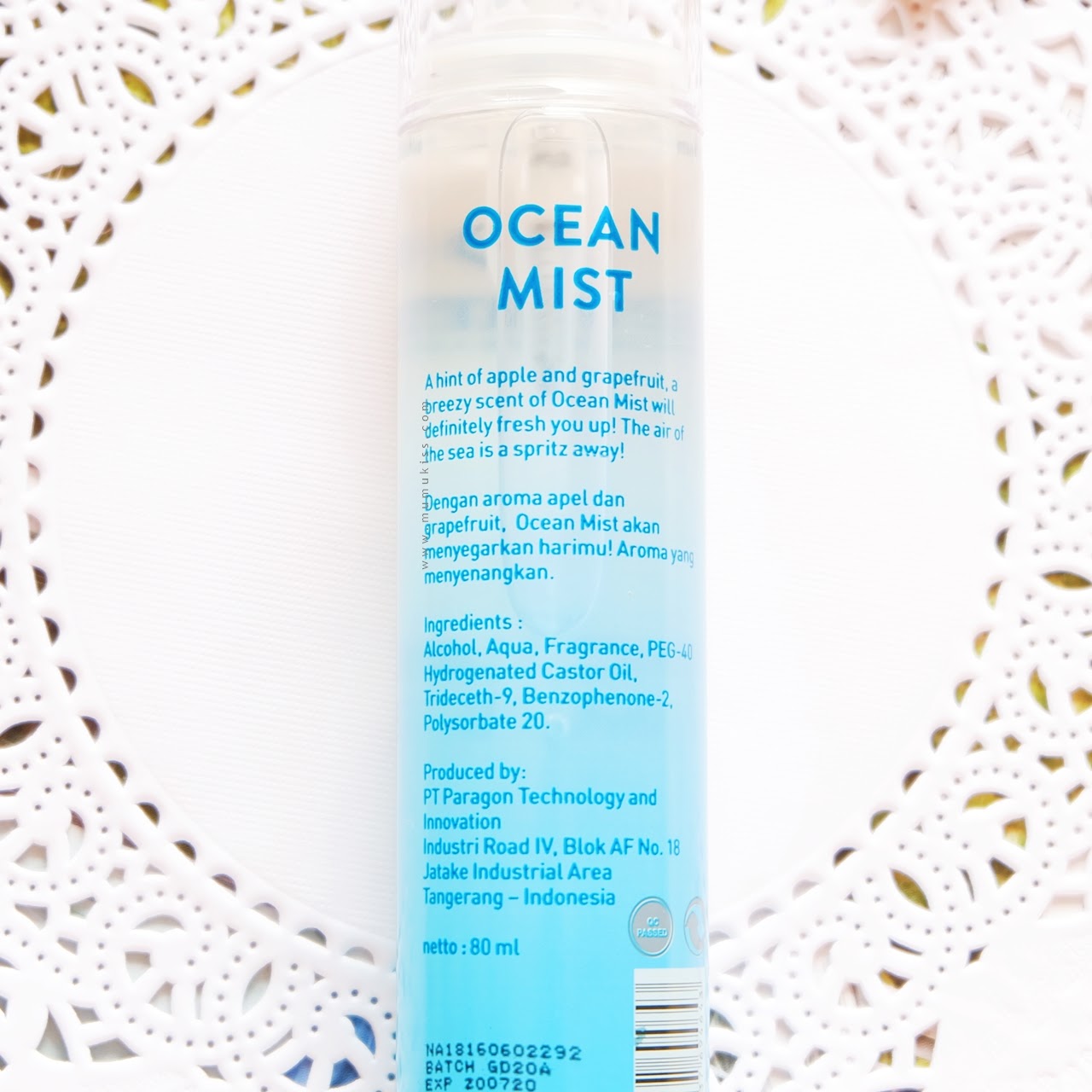 Review: Emina Cosmetics Body Mist Ocean Mist & Pixie Dust - eat . sleep ...