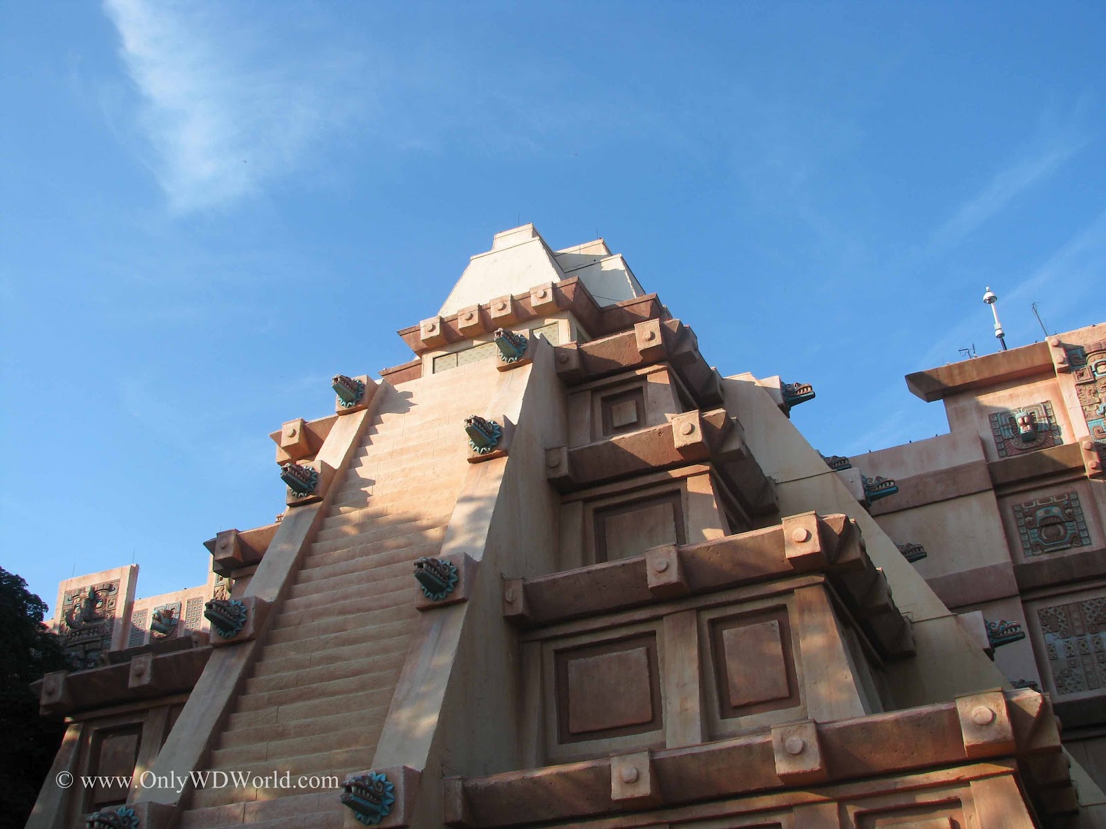 Aztec Pyramid Rules The Skyline of Epcot Mexico Pavilion | Disney World ...