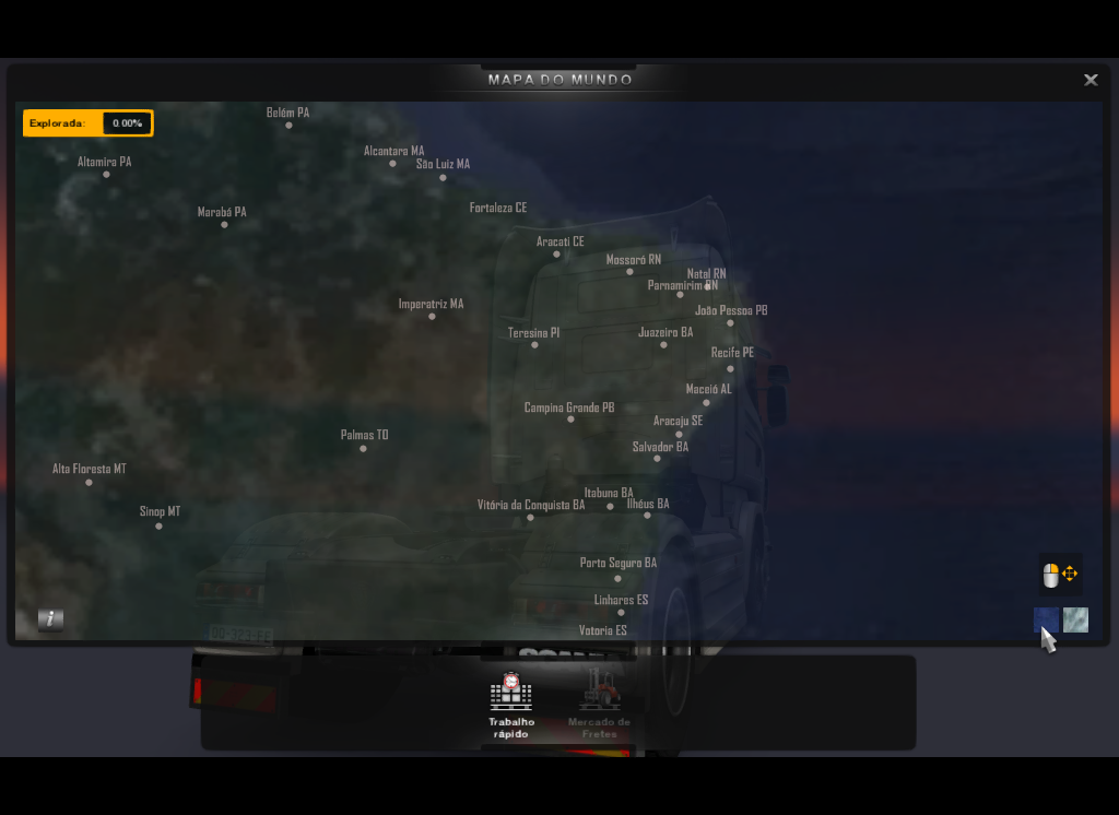 Euro Truck Simulator 2 mods: Mapa - Projeto Brasil By: PietroMods ...