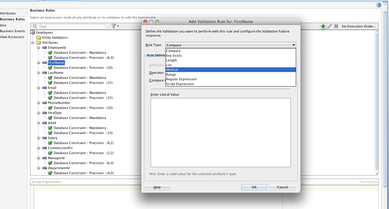 Born To Debug Validate Entity Or Validate Entity Attribute When Using Aftable Or Aftreetable