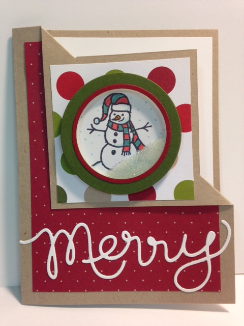 My Creative Corner!: A Sparkly Season Corner Flip Technique Christmas Card
