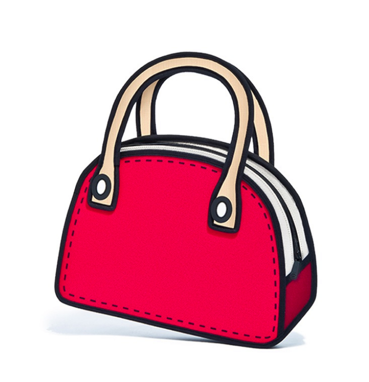 Bolsos de mano reales tienen aspecto de caricaturas - Artemodern