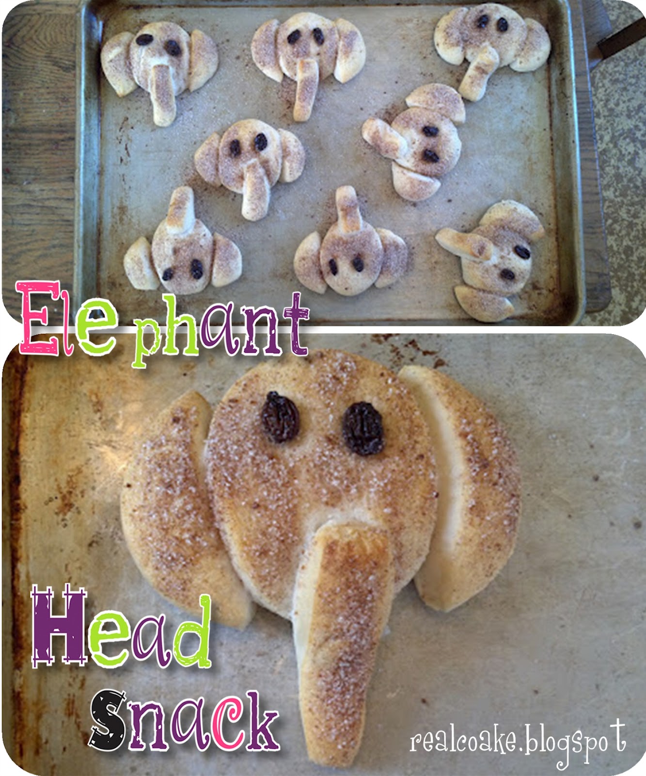 Elephant Head Snack - Real Creative Real Organized