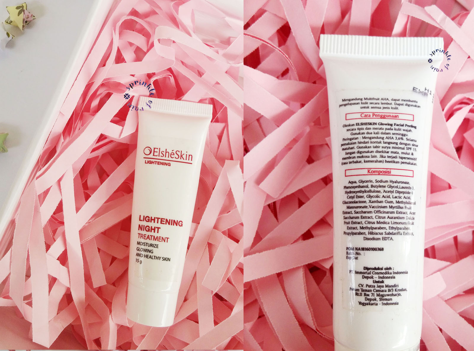 [REVIEW] First Impression & Review Produk ElsheSkin - Sprinkle of Rain