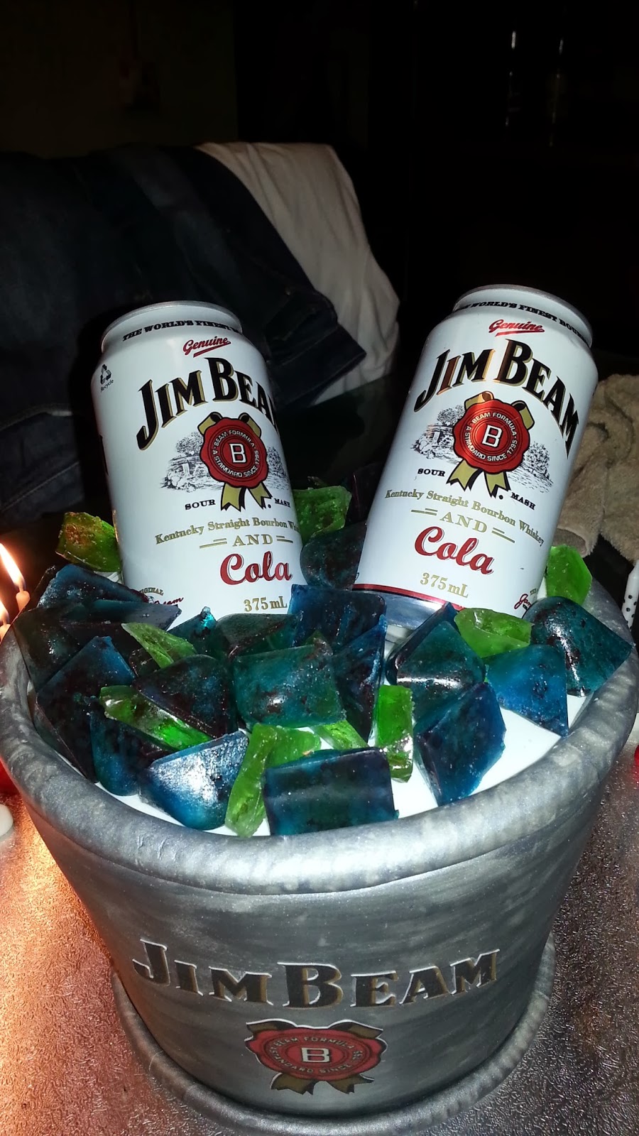 Always Cakes - Life of a Beginner Baker: Cake! Jim Beam Ice Bucket Cake