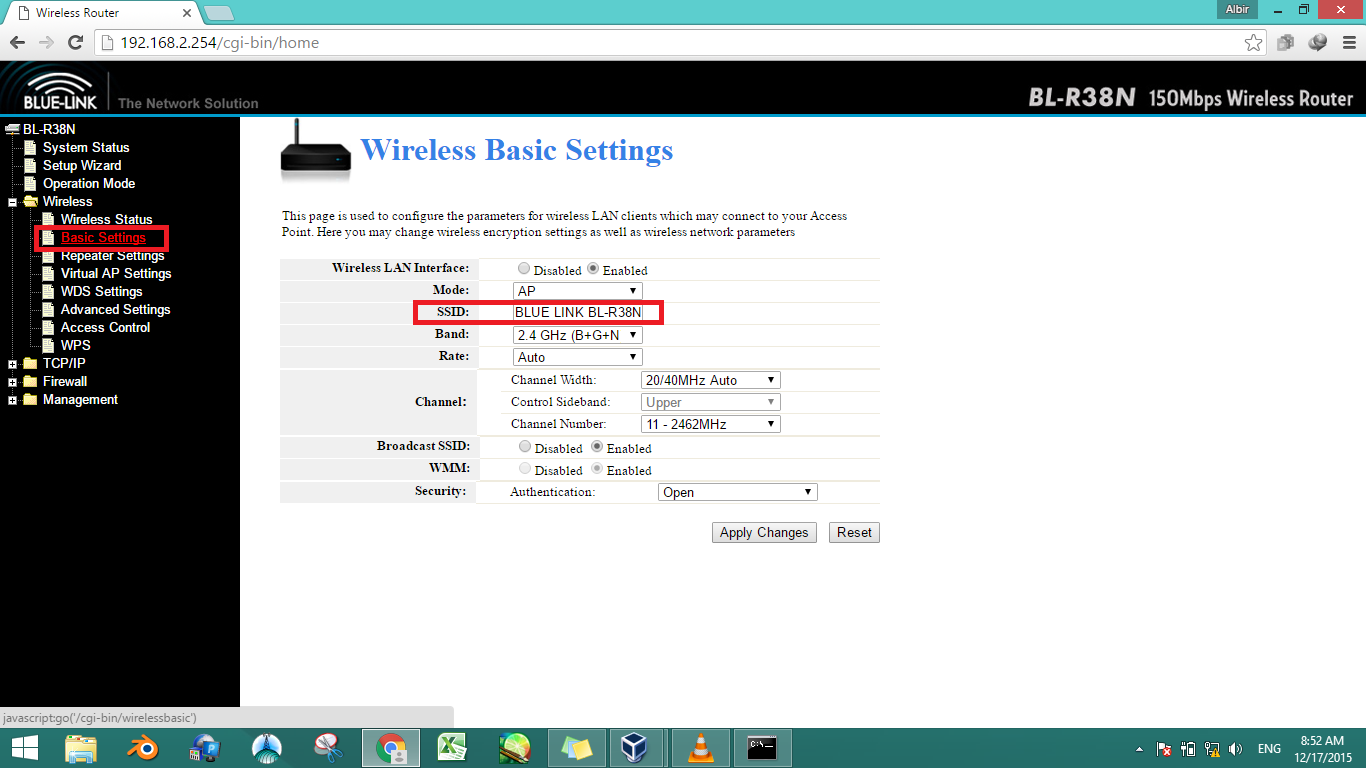 Acces Point dan Cara Merubah Username dan Password