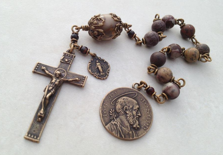All Beautiful Catholic Beads: St Joseph Tenner