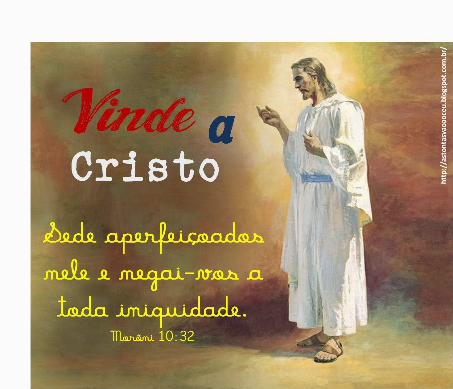 As Tontas Vão Ao Céu: Cartazes com Tema da Mutual 2014 - Vinde a Cristo
