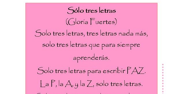Infantil, la clase de Reli: Sólo tres letras