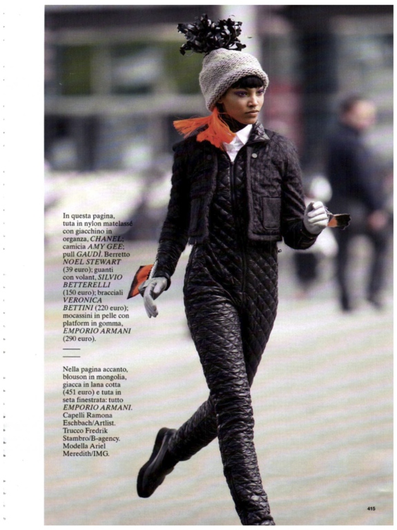 Things I Like: Ariel Meredith in Glamour Italy, October 2011!