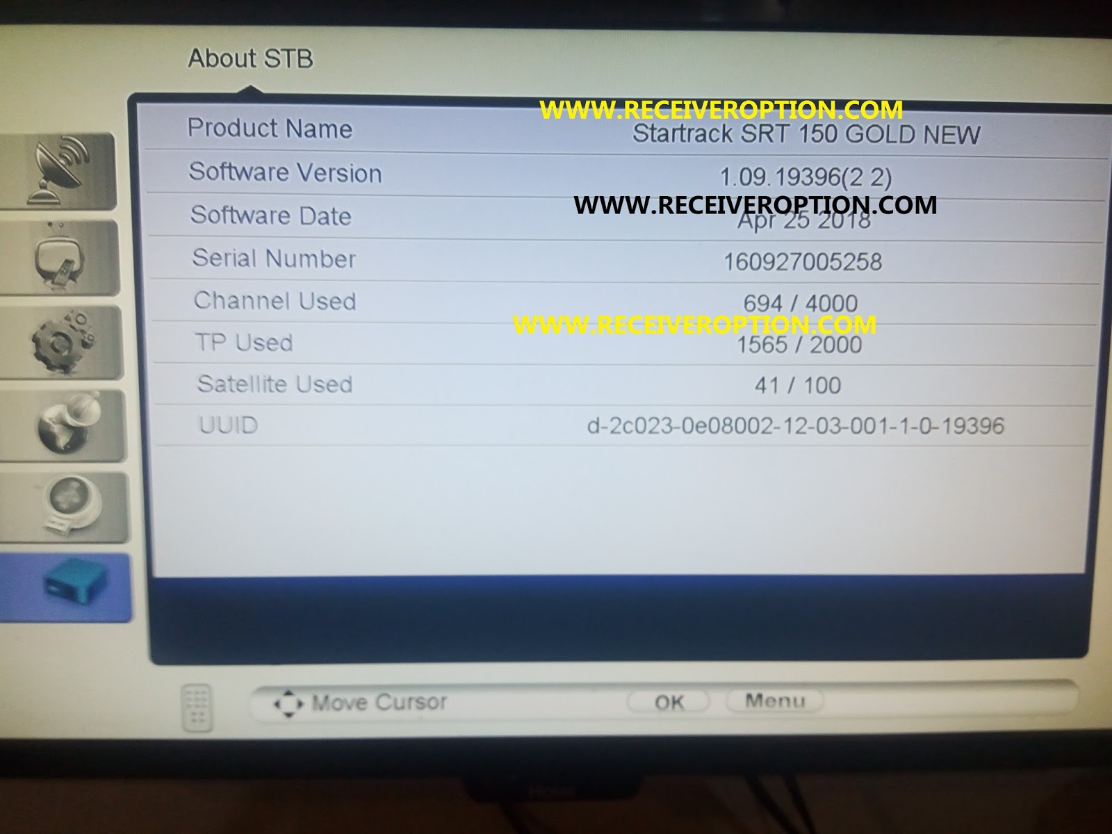 STAR TRACK SRT 150 GOLD NEW HD RECEIVER POWERVU KEY SOFTWARE NEW UPDATE ...