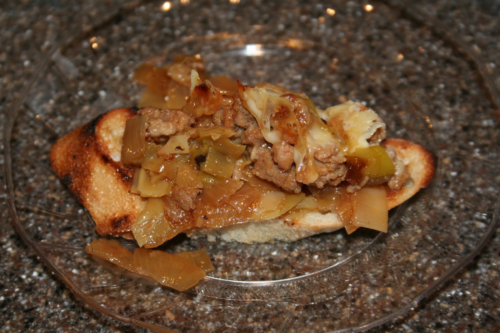 Italian-Fusion: Fontina and Sausage Melt