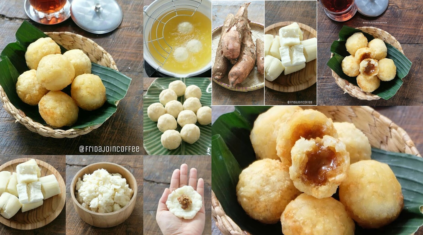 Cara Membuat Jemblem/Bola-Bola Singkong by @fridajoincoffee
