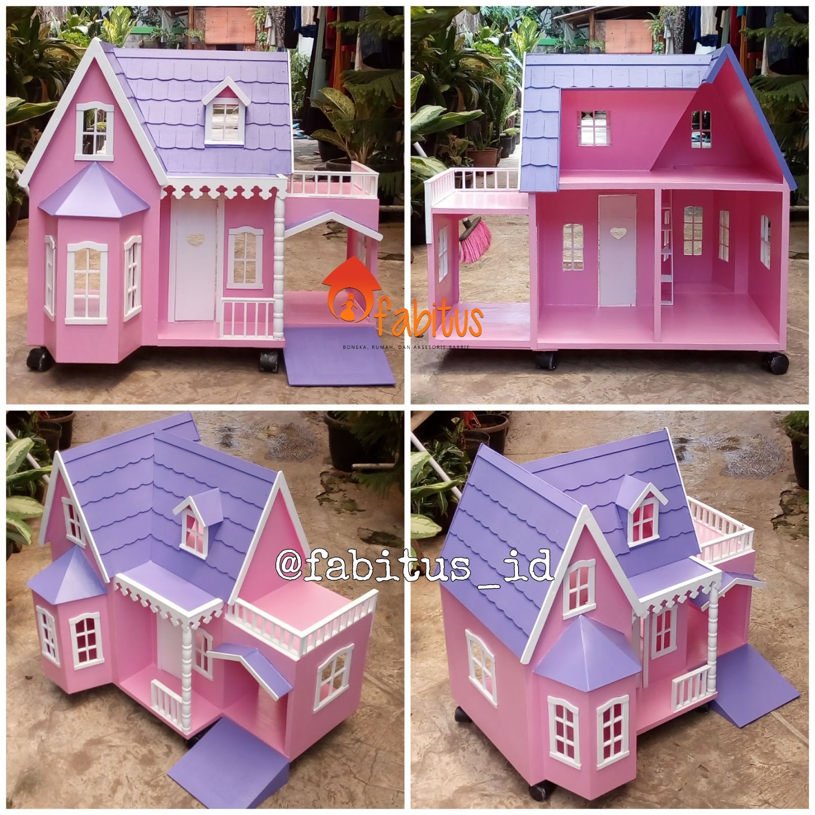 Rumah Boneka Barbie "Villa Garasi" | FABITUS rumah barbie