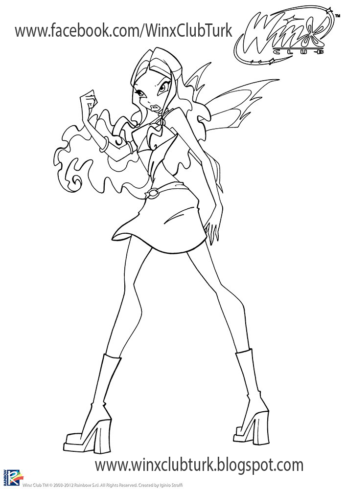 WINX CLUB BOYAMA SAYFALARI + INDIRME LINKLERI!