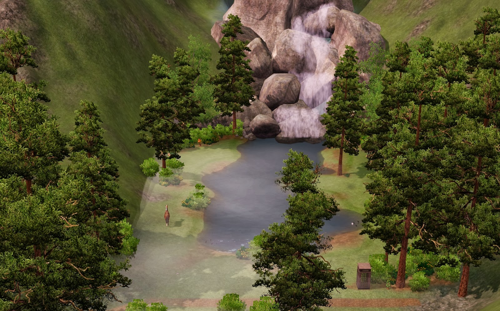 Summer's Little Sims 3 Garden: Moonlight Falls (The Sims 3 ...