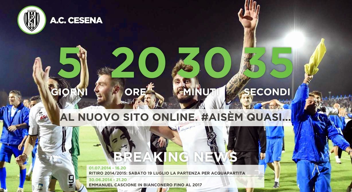 SportinRomagna&San Marino: CE - Calcio, nuovo sito internet per il Cesena