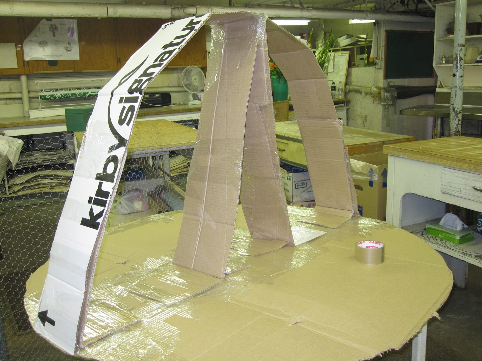 Flowers On The Roof: Store Front Winter Window Display (Making an Igloo ...