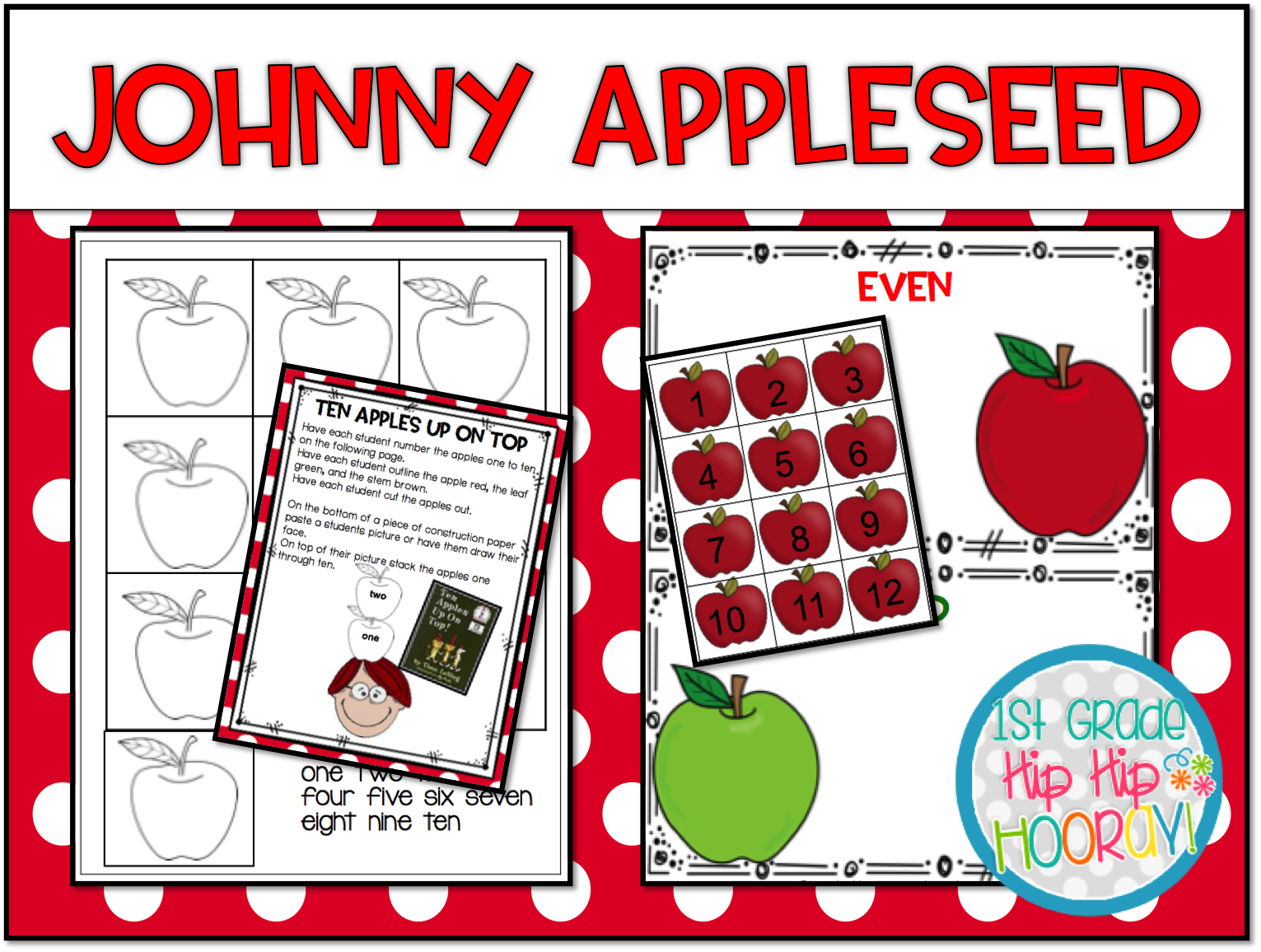 1st Grade Hip Hip Hooray!: Johnny Appleseed! September 26th