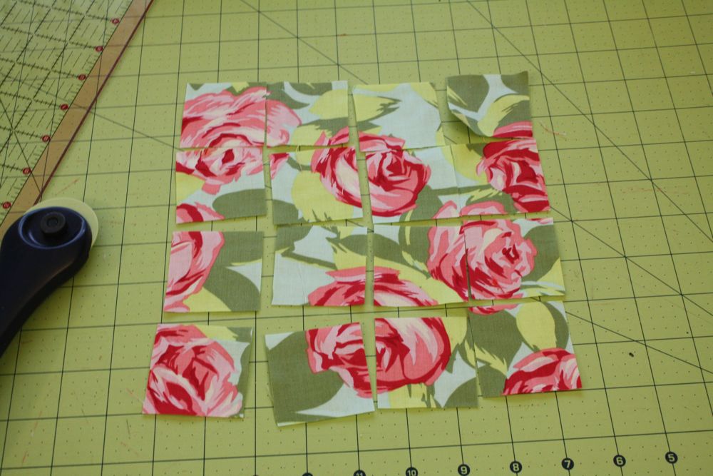 fabric puzzle blocks tutorial