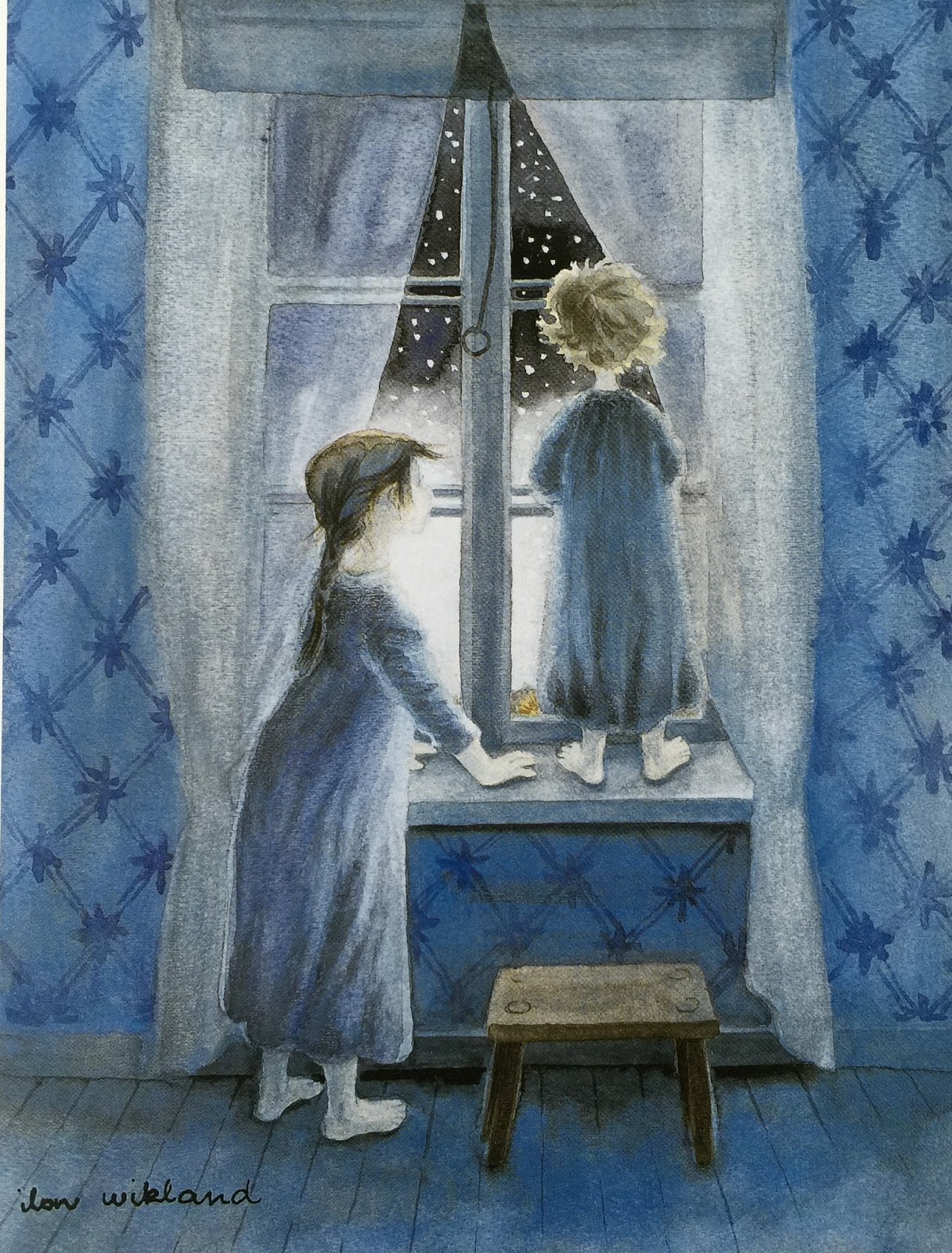 ALL ABOUT ART: Sketches of the week, Ilon Wikland and angels.