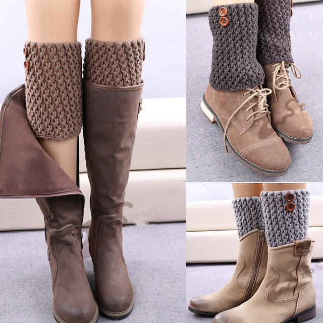 Polainas o Calentadores para tejer a crochet y a dos agujas / tutoriales