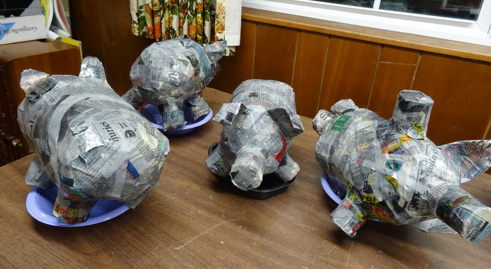 There's a Dragon in my Art Room: Papier-mache has begun!