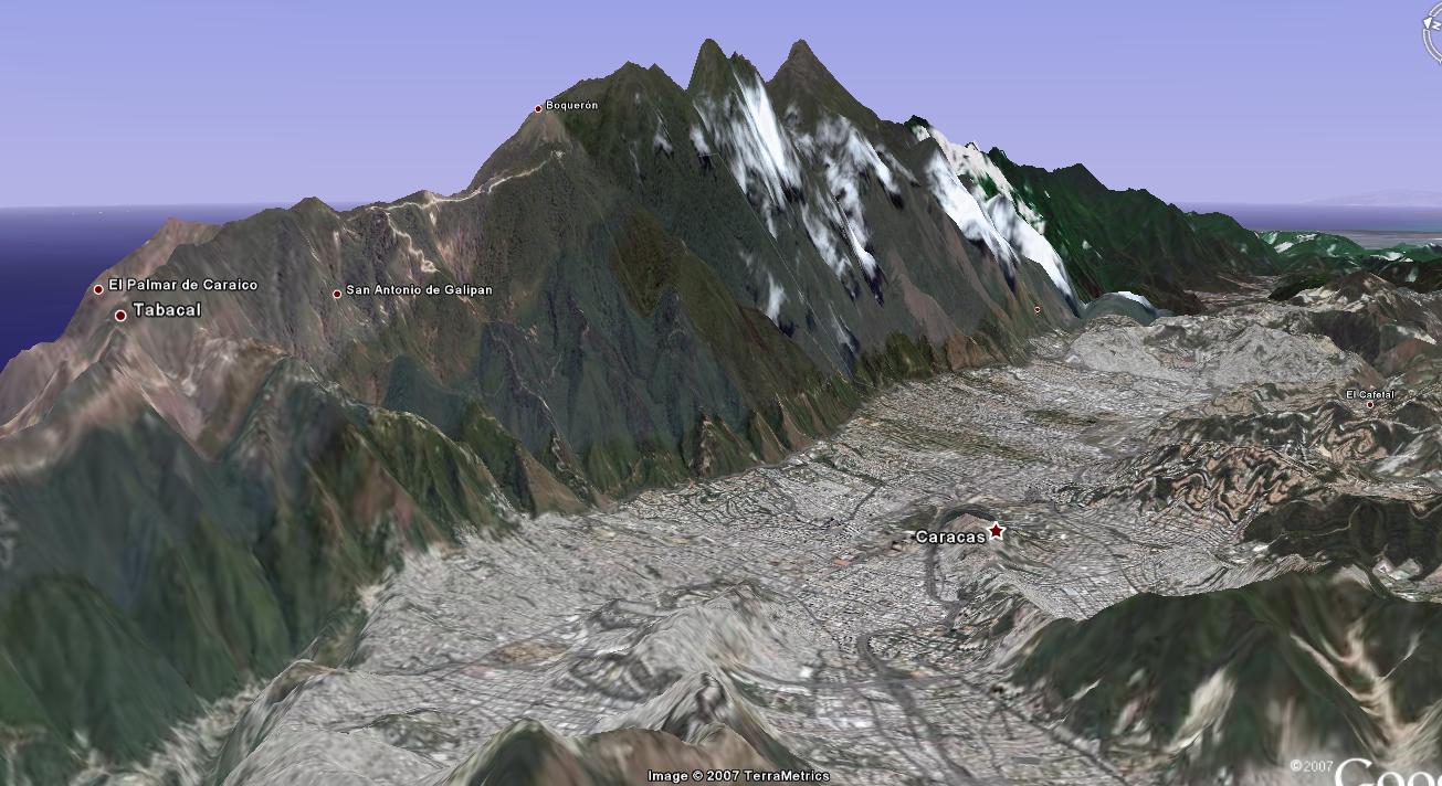 Parque Nacional El Avila (Waraira Repano) Mapas de Rutas y Senderos