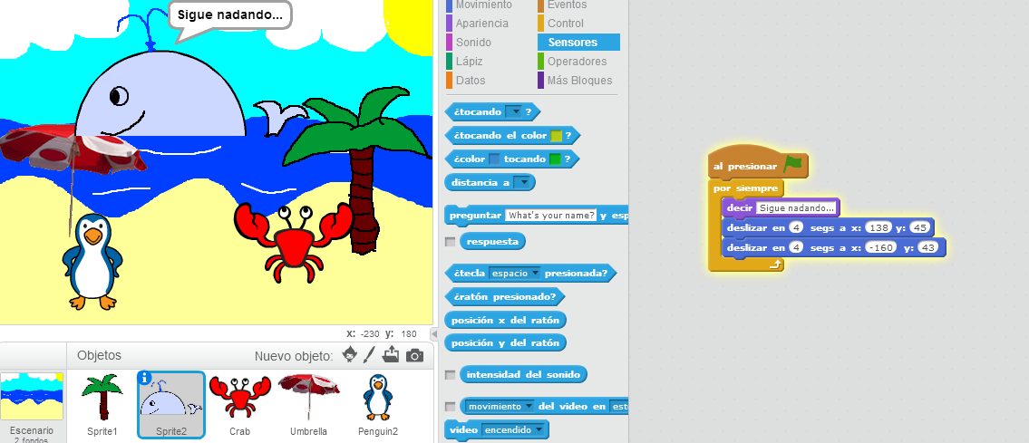 Programación: Scratch prácticas
