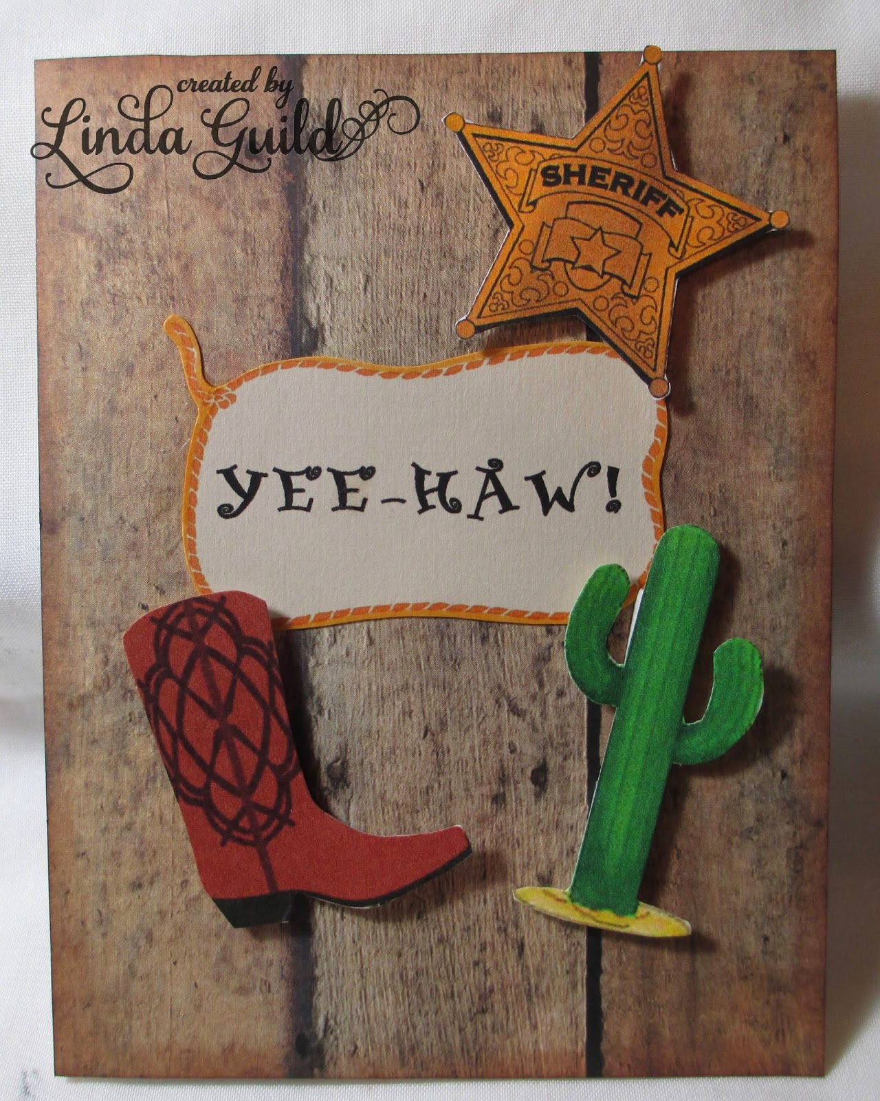 Nothin' Fancy: Western Themed Card