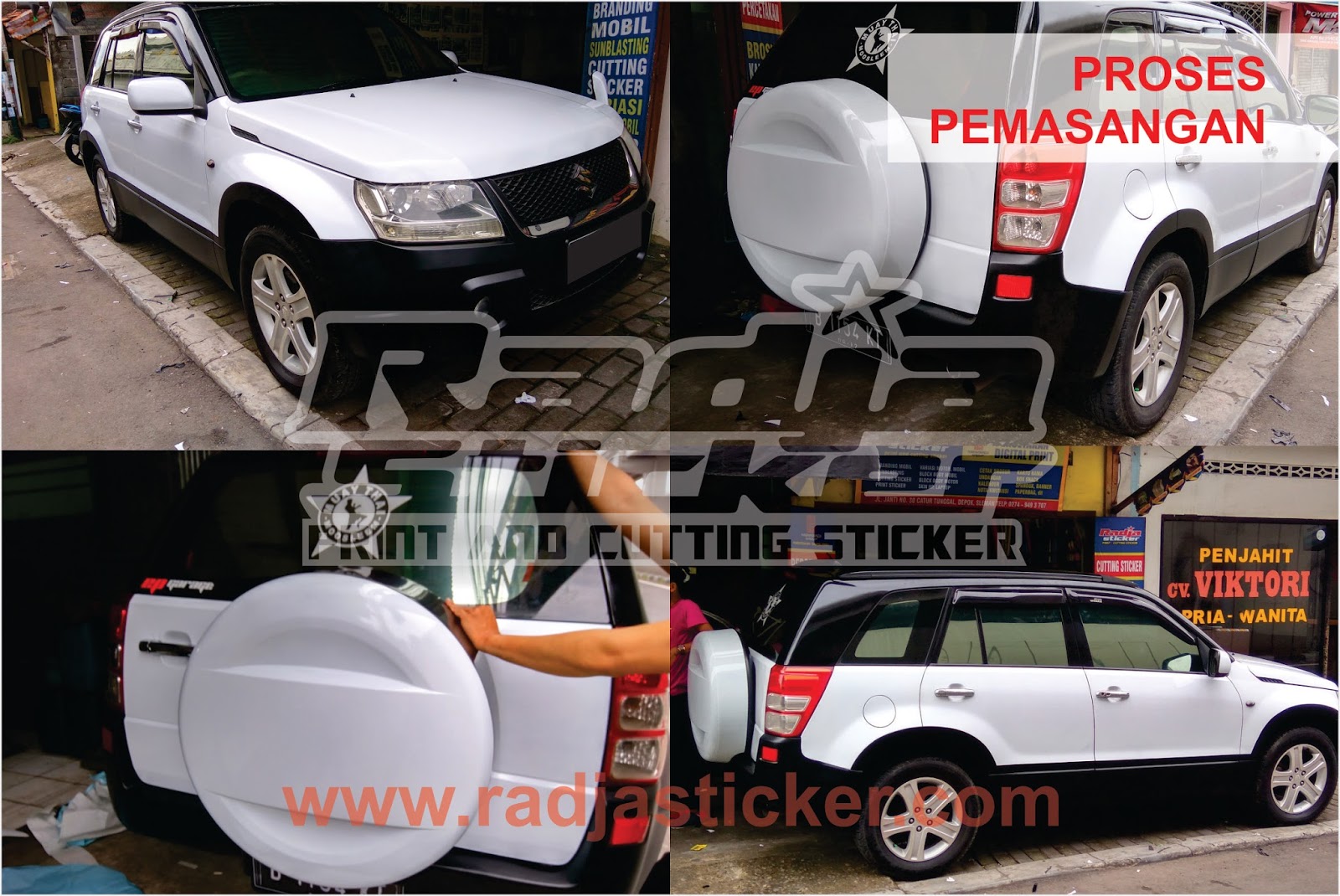 Wrapping Mobil Grand Vitara | Wrapping Stiker Mobil | Spesialis ...