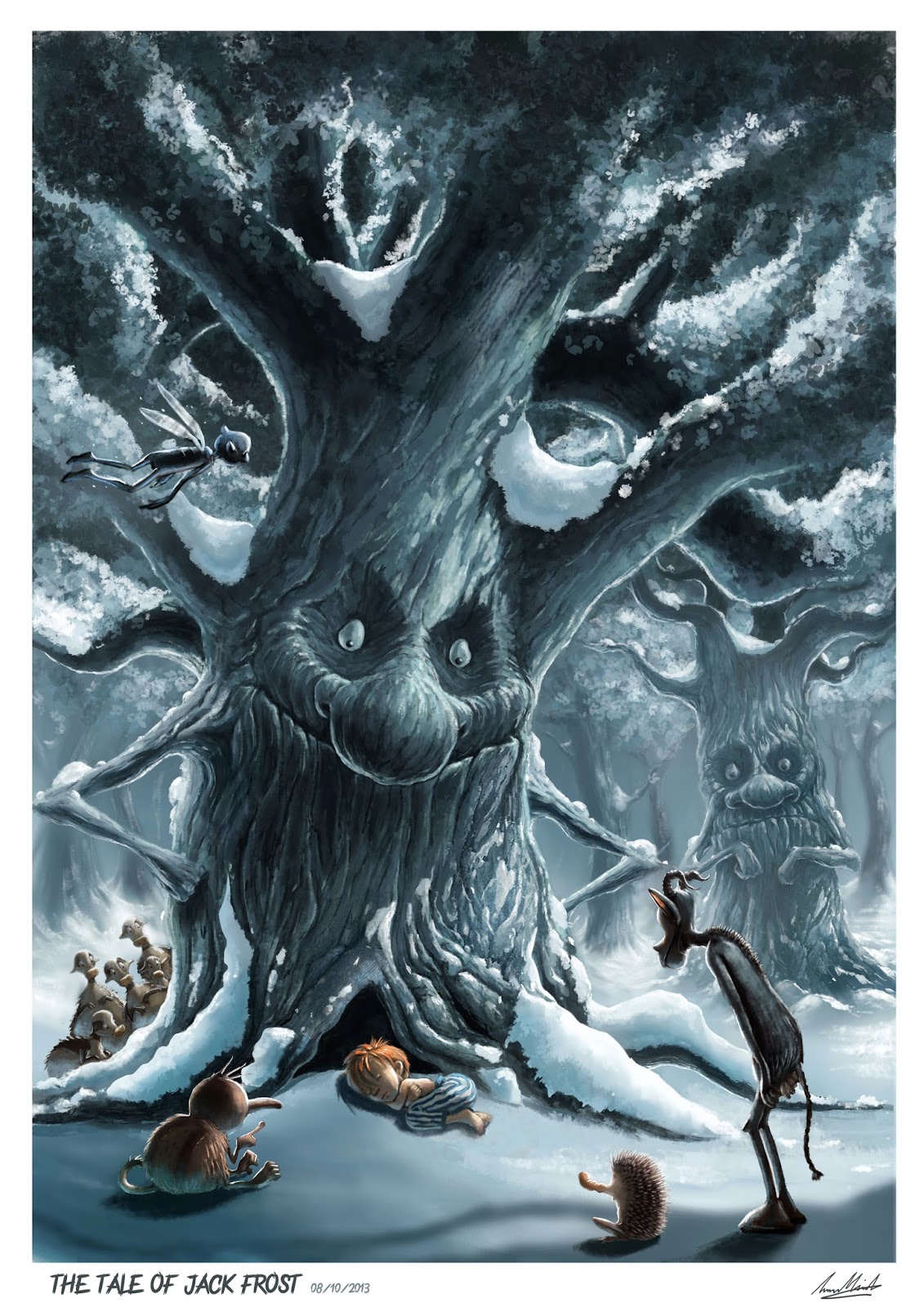 Luke Mandie Art: The Tale of Jack Frost