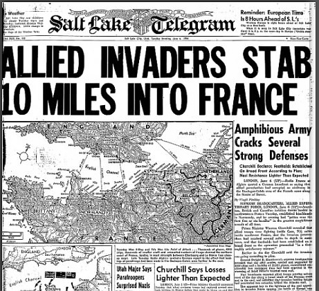 Papergreat: Newspaper D-Day headlines, 75 years ago today