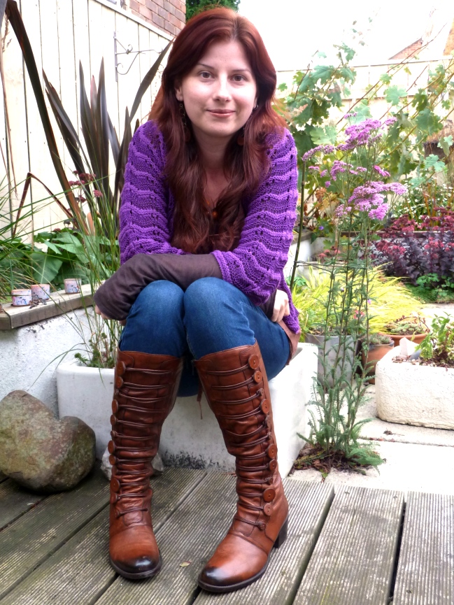 notes on paper: Purple Phase, colour palette 2: With tan + charcoal