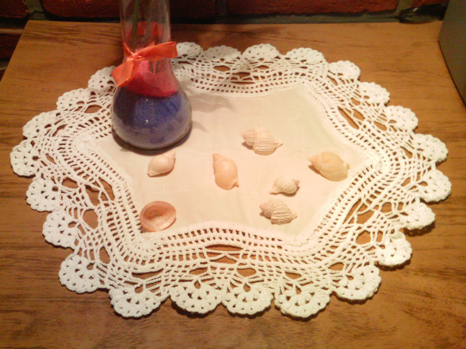 CROCHET POR TACHI: CARPETA CON TELA