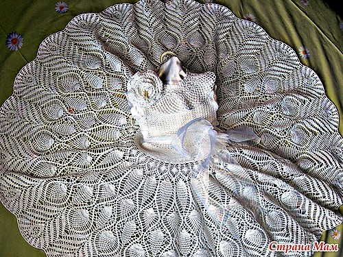 I loved this standard white crochet dress - free step by step - Crochet ...