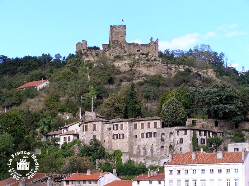 LA FRANCE MEDIEVALE: VIENNE (38) - Le château de la Bâtie