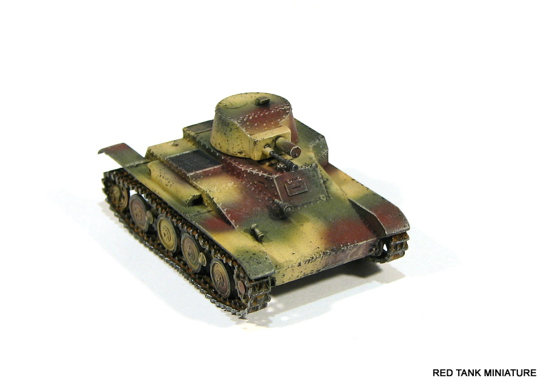 Gulumik Military Models: 4TP 1/72 RED TANK MINIATURE