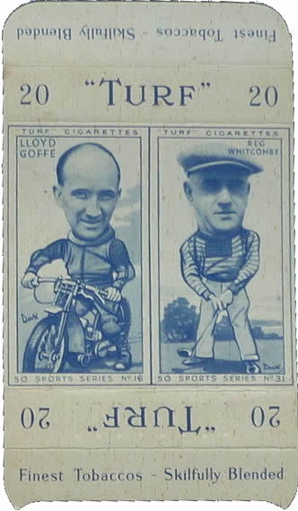 Speedway Archive: Turf Cigarettes Sports Series 1949