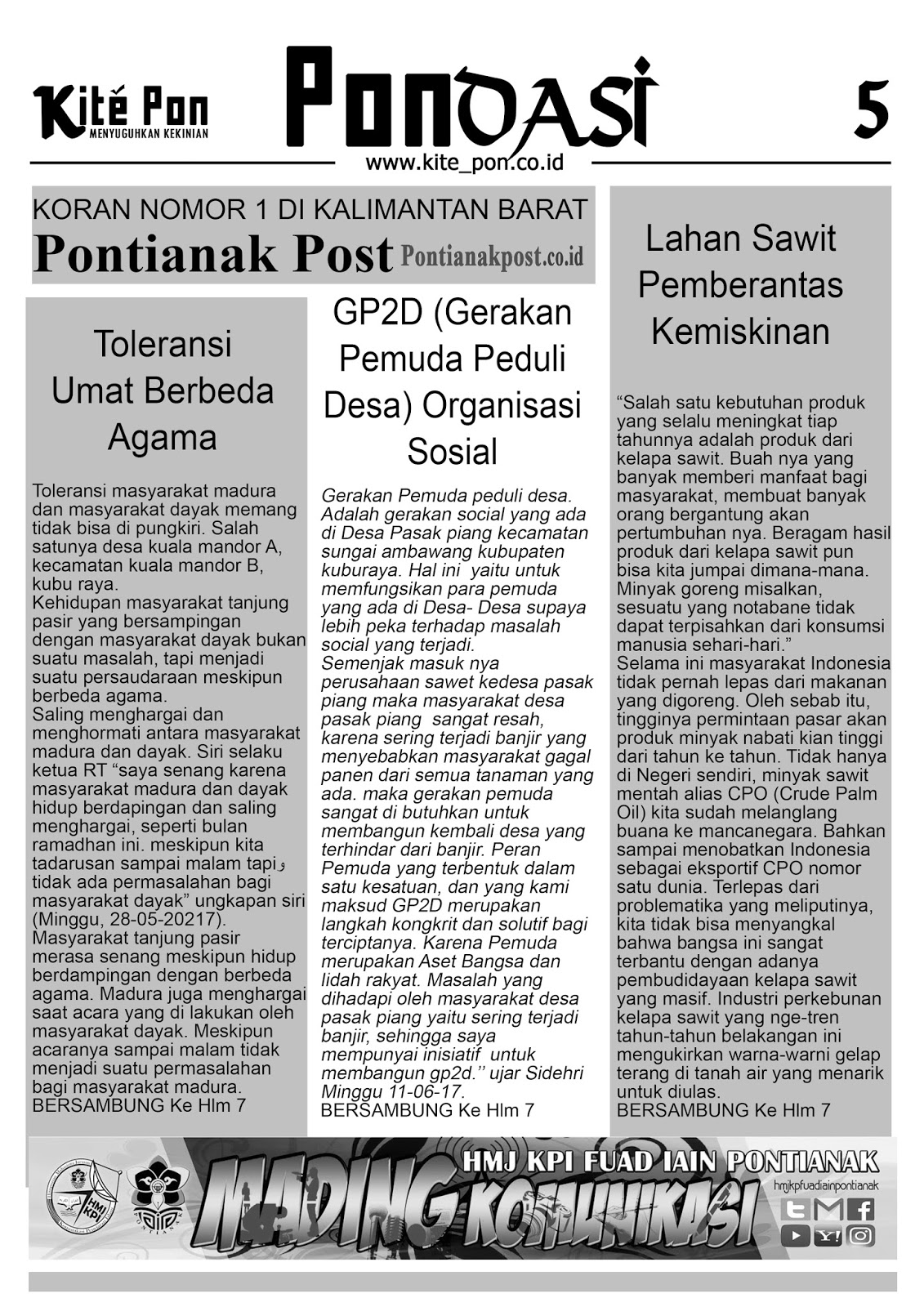 Contoh Desain dan Layout Koran/Majalah Sederhana (Tugas Jurnalistik ...