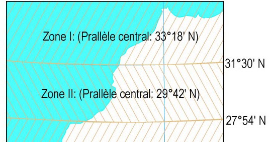 Cartographie en projection Conique Conforme de Lambert au Maroc - The ...