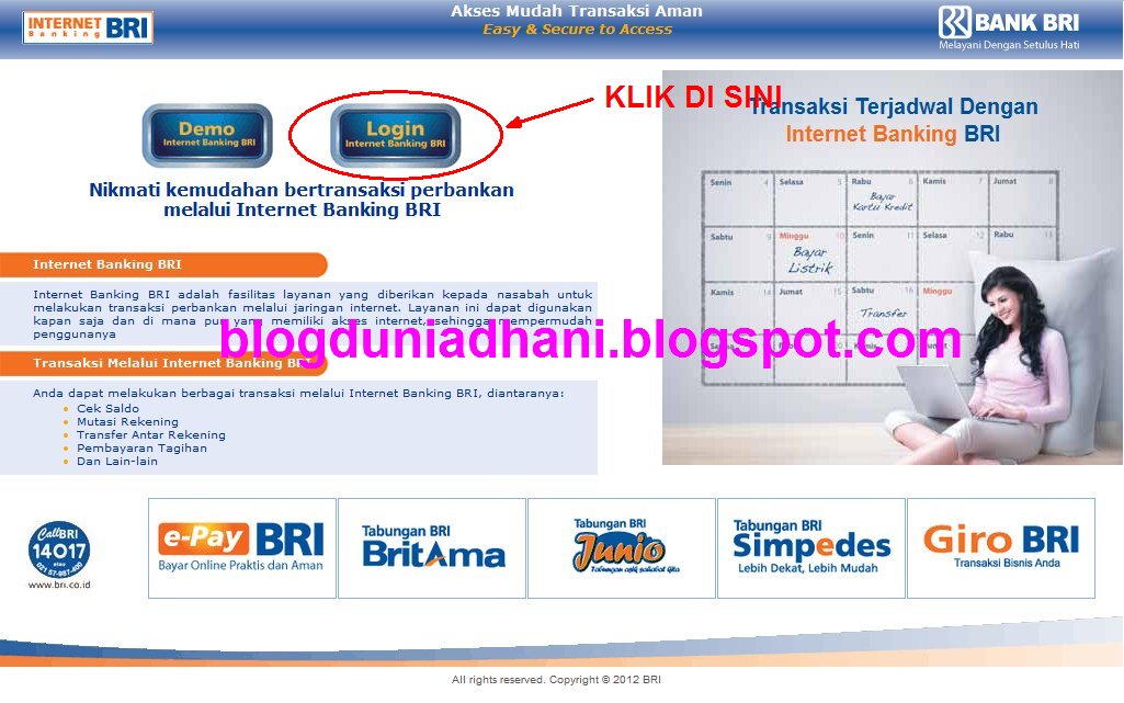 Dannie's Blog: Cara Aktifasi dan Menggunakan Internet Banking BRI (i ...