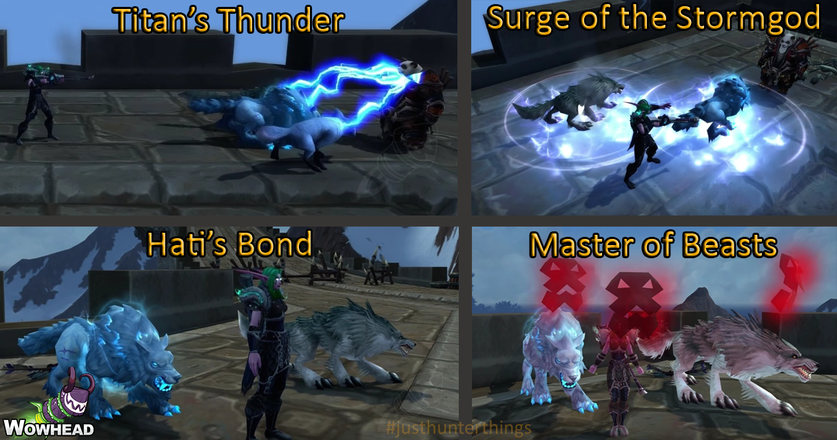 Beast Mastery Spell Animations, Updated Dire Beasts |#justhunterthings