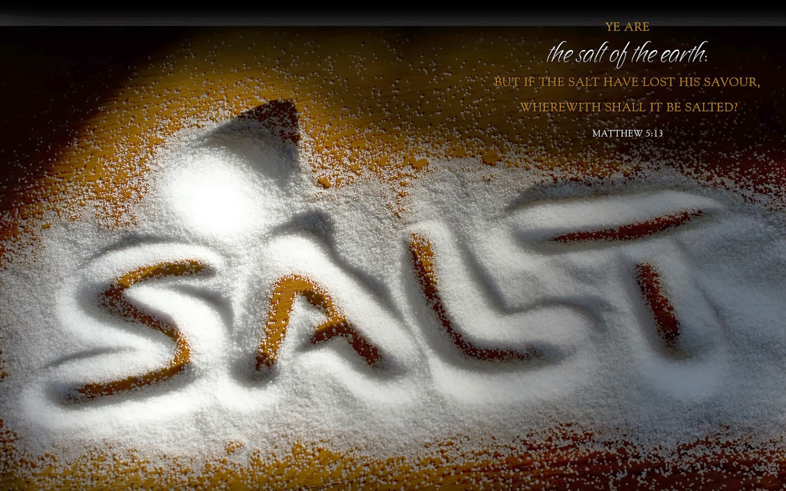 †MIGHTY WARRIOR BLOG † : "Salt without prescribing how much."